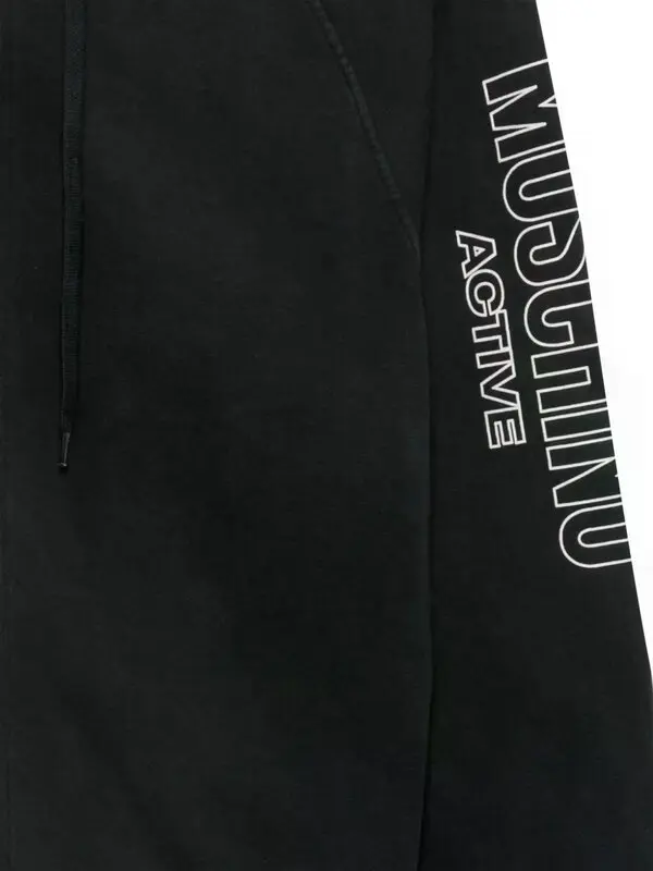 Moschino Logo-print Zip-up Hoodie