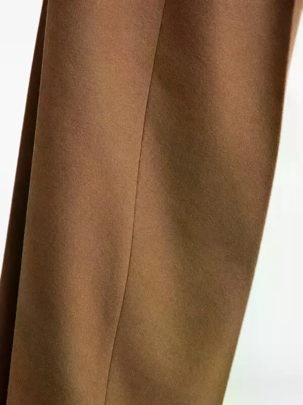 SOSHIOTSUKI No Tuck Pressed-crease Tailored Trousers