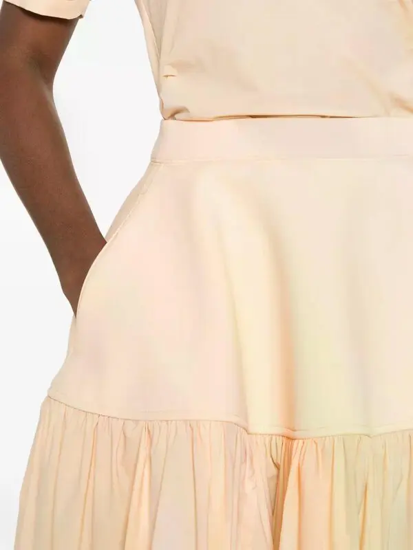 Issey Miyake Mute Gathered Asymmetric Skirt