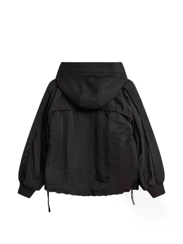 MINIMUM Hooded Drawstring-hem Bomber Jacket