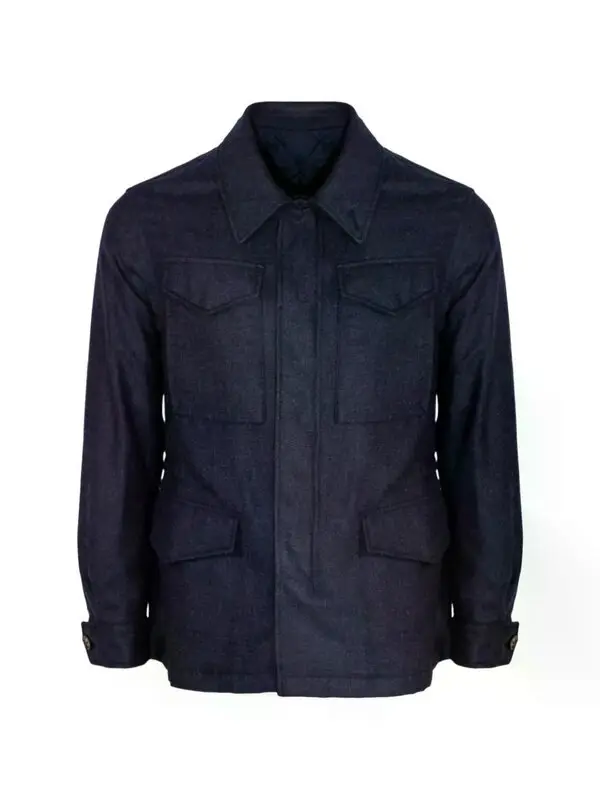 Eleventy Quilted-lining Field Jacket