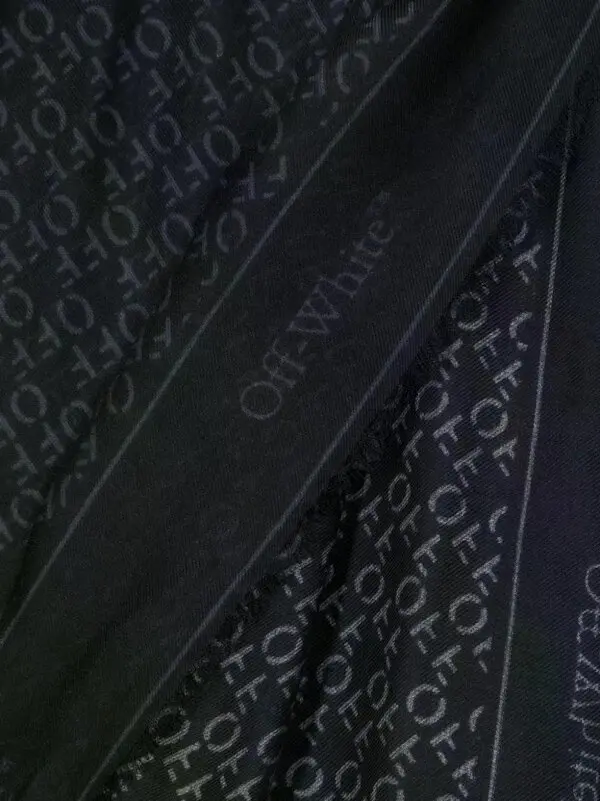 Off-White Logo-print Modal Scarf