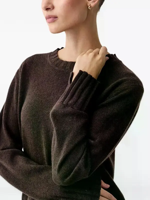 MOS MOSH Moria Ribbed-trim Sweater