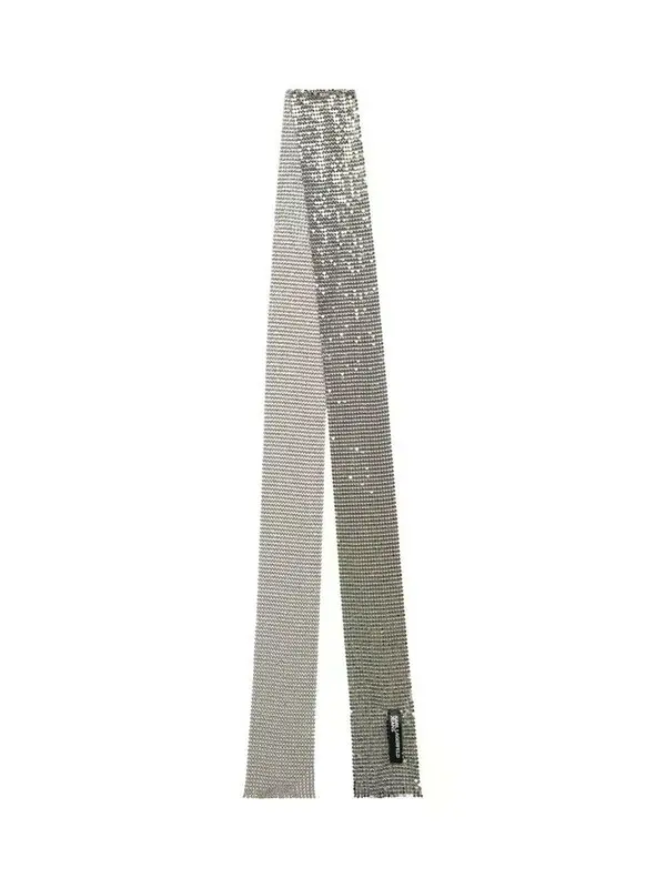 Karl Lagerfeld Chainmail Scarf - Silver