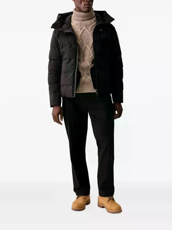 MOS MOSH Barnie Cable-knit Roll-neck Sweater