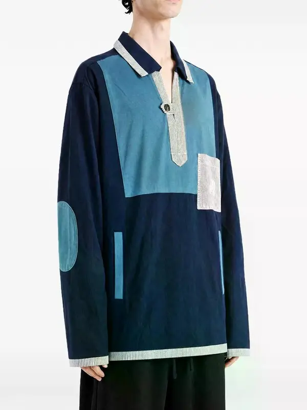 MALBON Repair Patchwork Sweater
