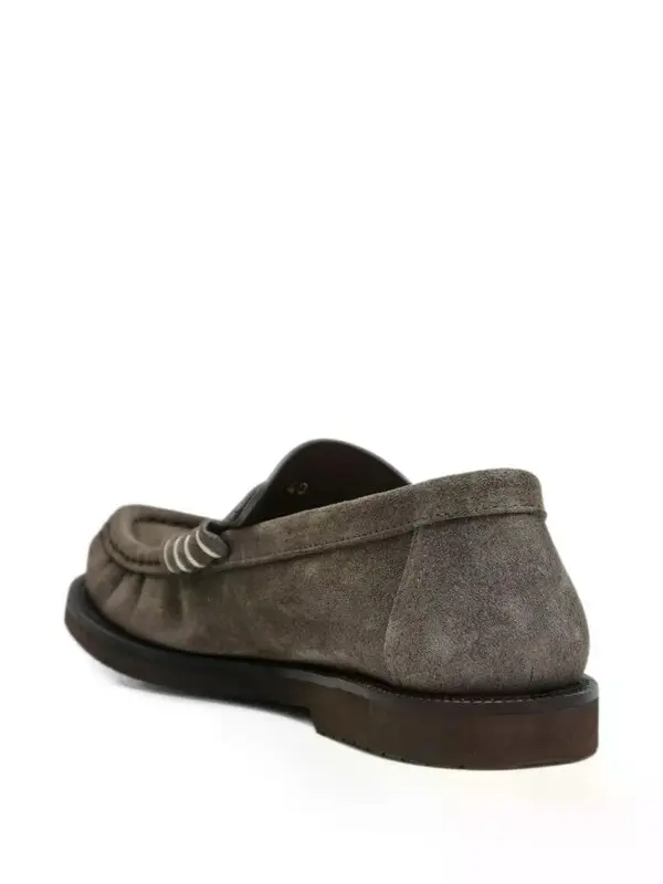 JW Anderson Round-toe Suede Loafers