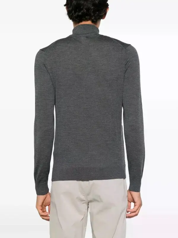 Etro Half-zip Pegasus-embroidered Sweater
