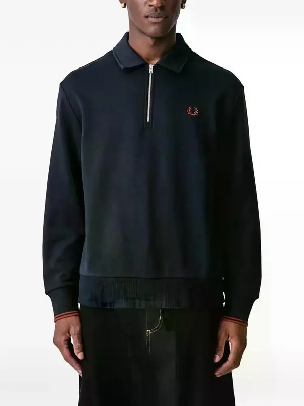 Fred Perry Zip-fastening Cotton Polo Shirt