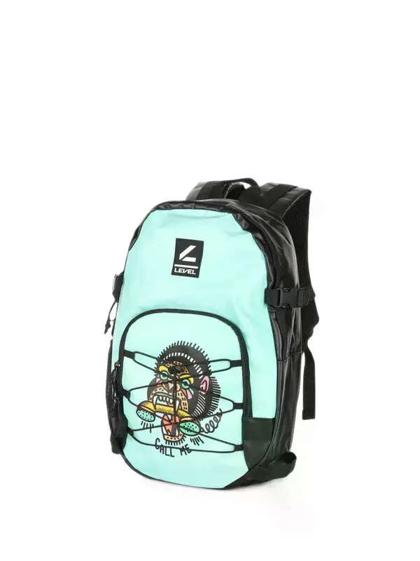 LEVEL Graphic-print Bungee-cord Backpack