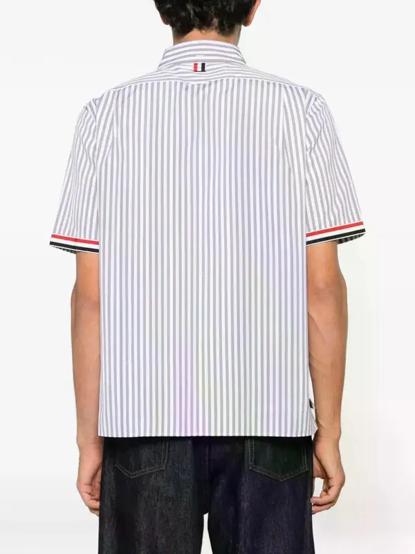 Thom Browne Striped Short-sleeve Shirt