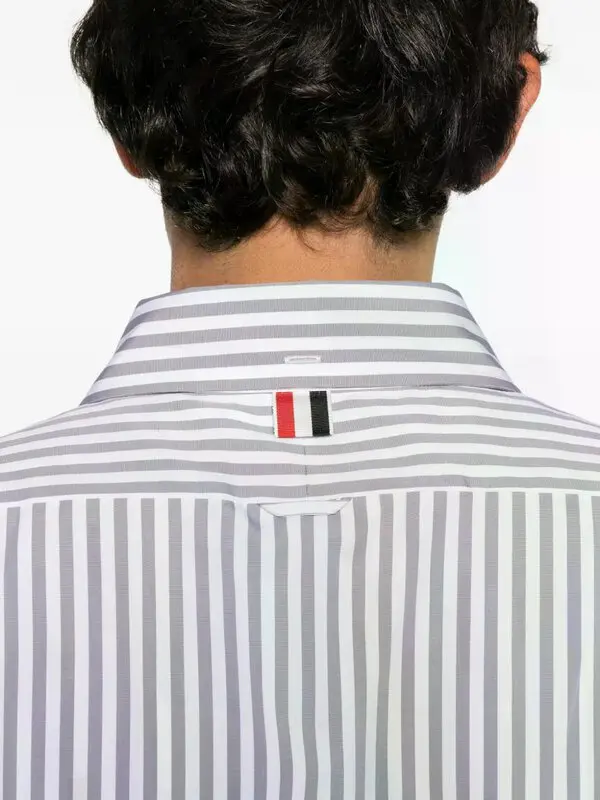 Thom Browne Striped Short-sleeve Shirt