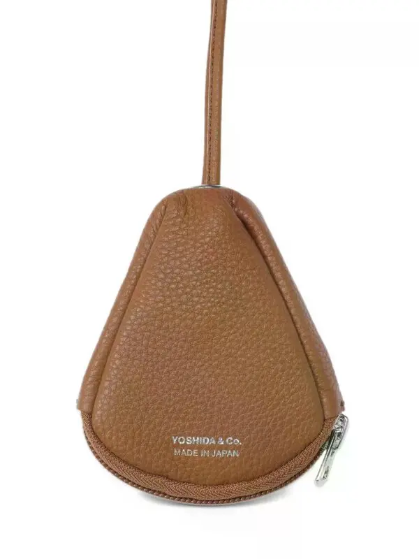 PORTER-YOSHIDA & CO Calm Grained-leather Key Pack - Brown