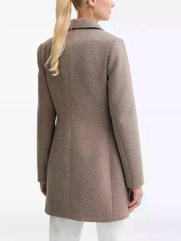 MORGAN Double-breasted Peak-lapel Coat