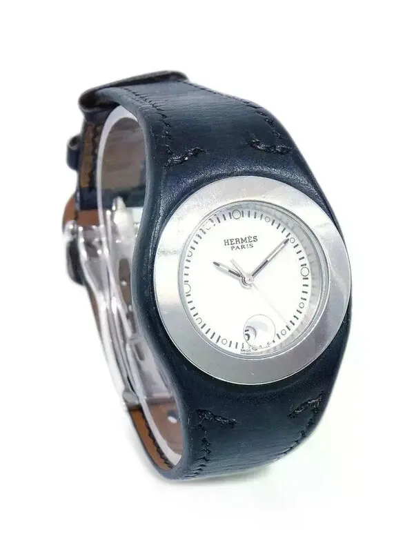 Hermès Arne Leather-strap 27mm Watch