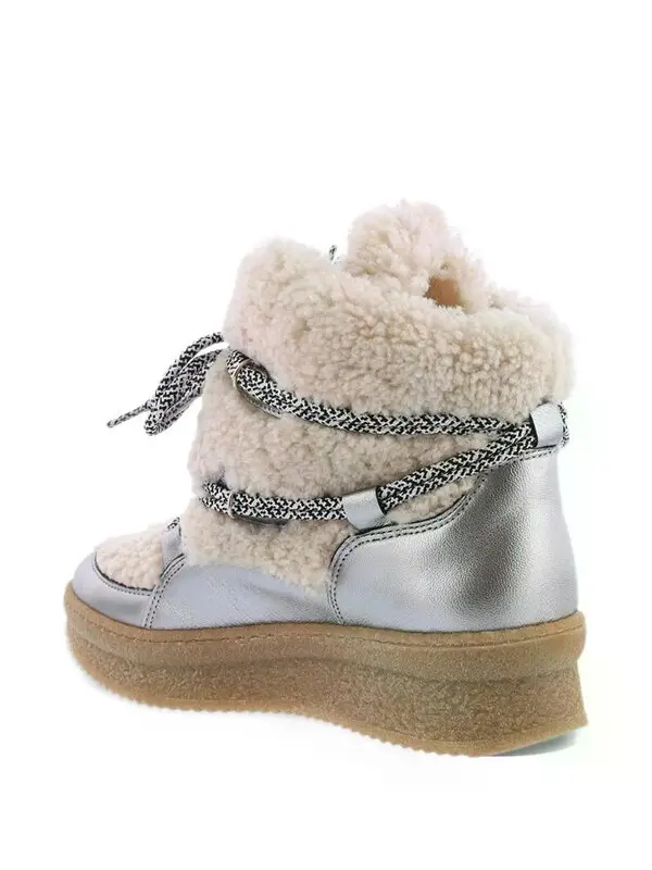 TORAL SHOES Gstaad Shearling-panel Boots