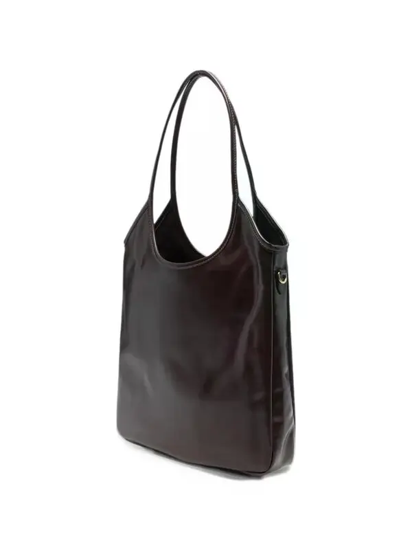 Miu Miu Ivy Logo-embossed Leather Shoulder Bag
