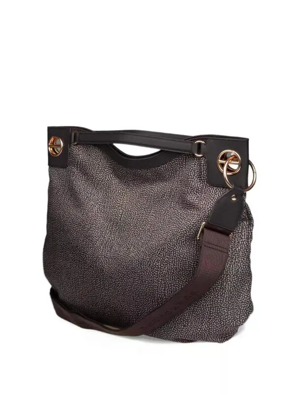 Borbonese London Eyelet-detail Shoulder Bag - Brown