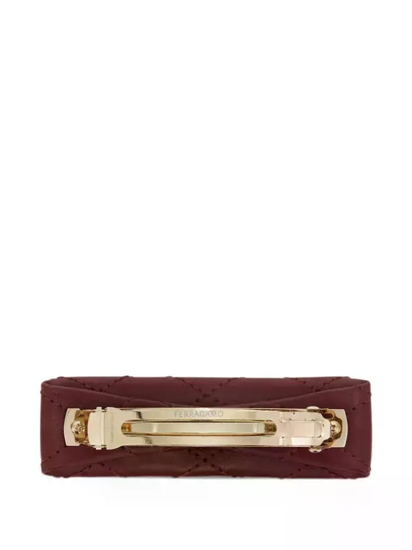 FERRAGAMO Vara Bow Matelassé Hair Clip