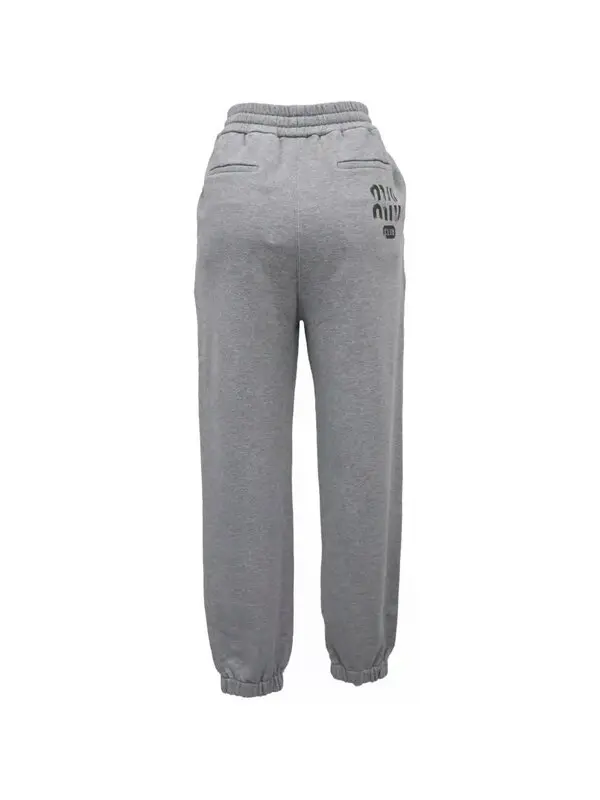 Miu Miu Embroidered-logo Track Pants