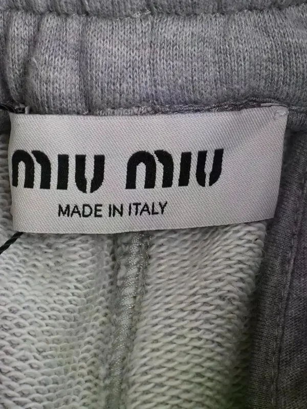 Miu Miu Embroidered-logo Track Pants