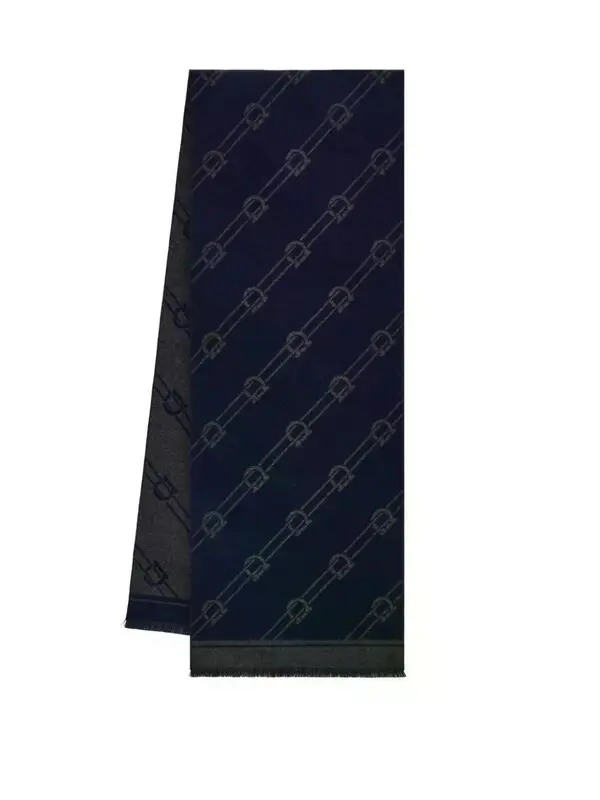 FERRAGAMO Regimental Wool Scarf
