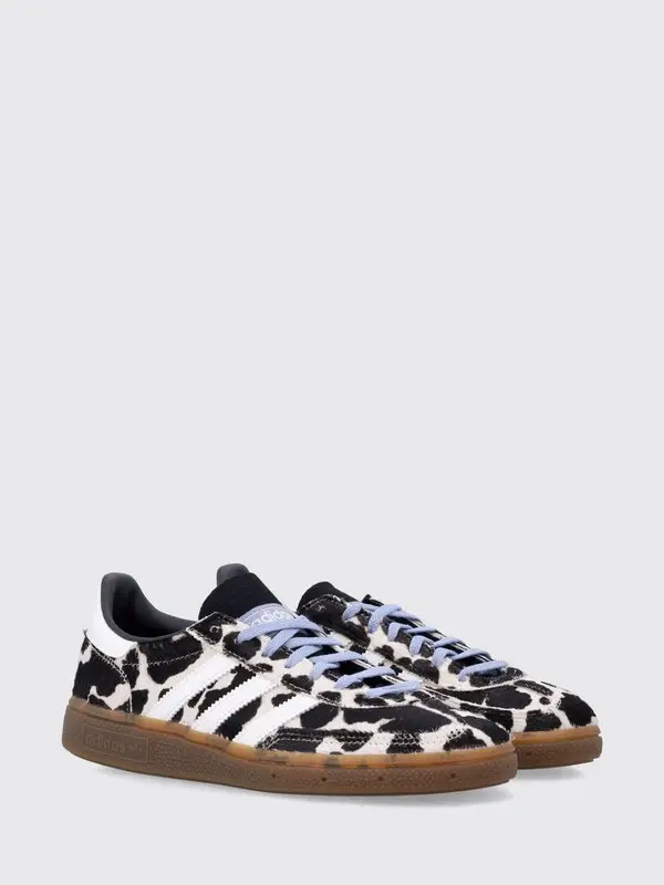 ADIDAS ORIGINALS Handball Spezial Animal-print Pony Hair Low-top Sneakers