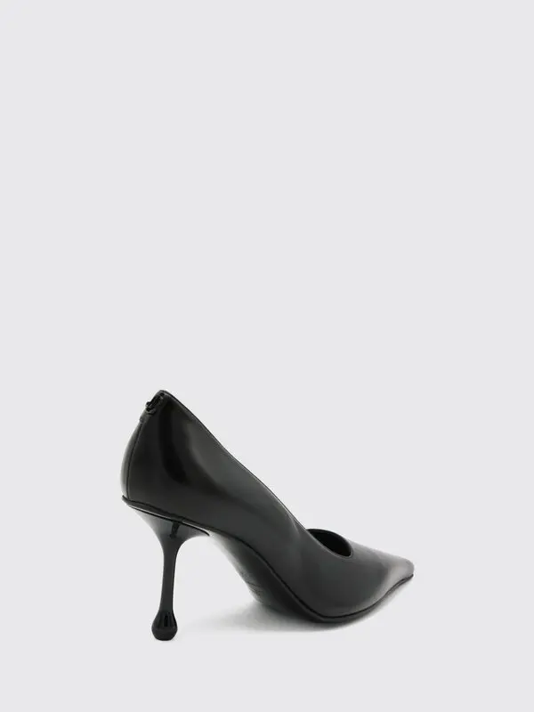 JIMMY CHOO Ixia Nappa Pumps With Almond Toe And High Teardrop Heel - Black