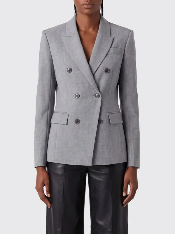 Patrizia Pepe Double-breasted Blazer With Peak Lapels