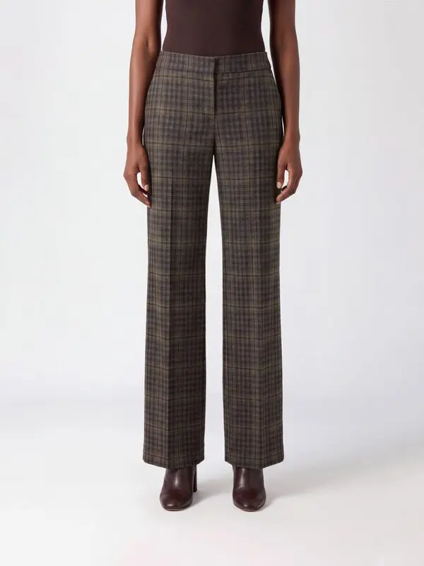ANIYE BY Prince Of Wales Check Straight-leg Pants In Viscose Blend