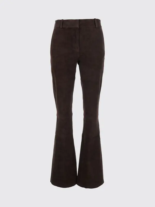 ARMA Mid-rise Flared Faux Suede Pants