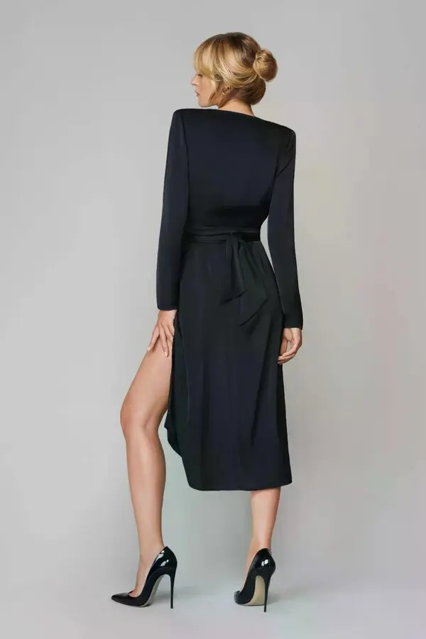SCANDALE Wrap Midi Dress