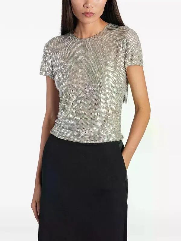 Giuseppe Di Morabito Crystal-embellished T-shirt