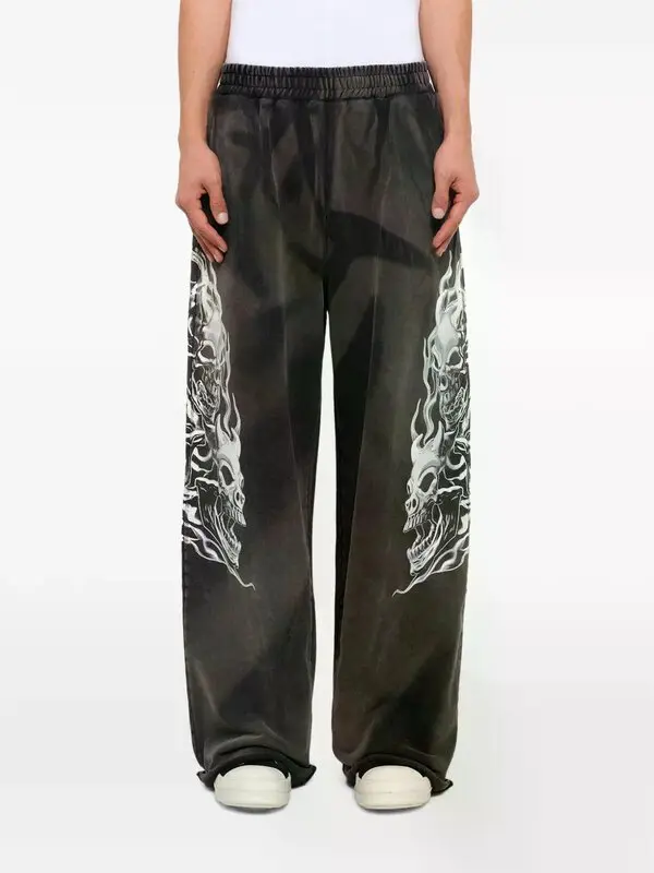 THUG CLUB Six Riding Skull Trousers