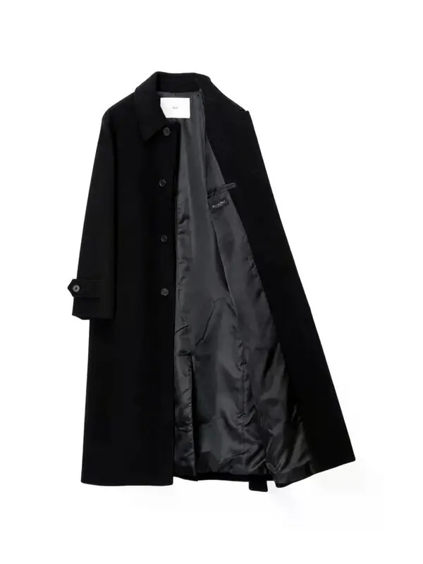 DUNST Belted Wool-blend Coat