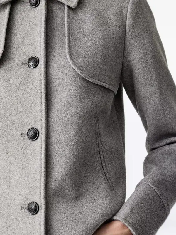 MORGAN Button-up Collared Jacket
