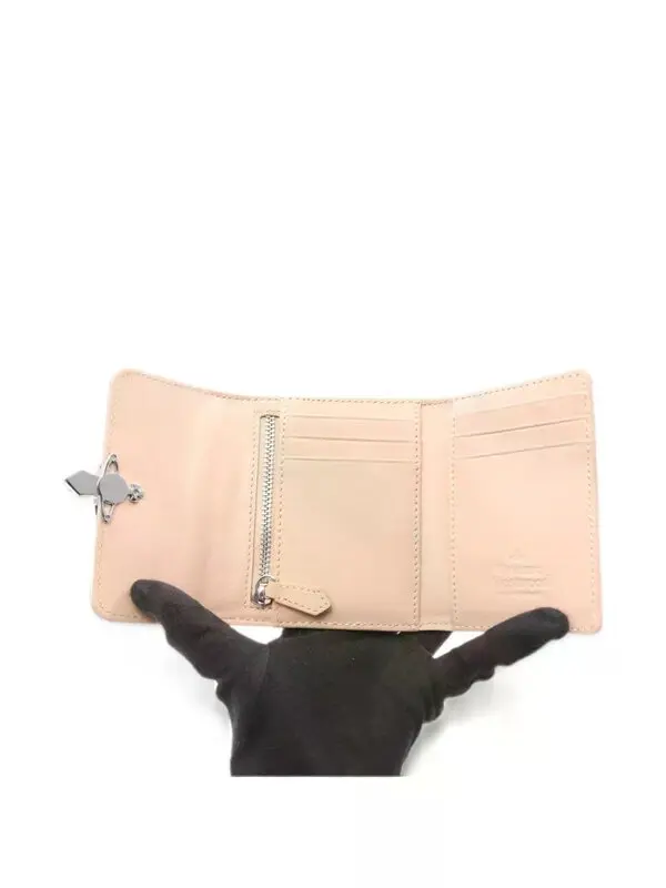 VIVIENNE WESTWOOD 2020s Orb Crocodile-effect Trifold Wallet