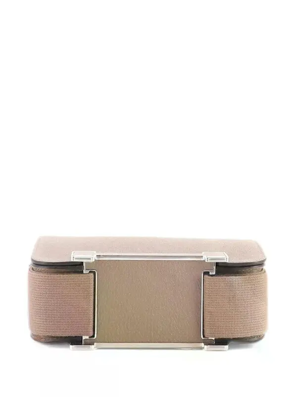 Hermès Geta Bag Chevre Mysore Shoulder Bag - Grey