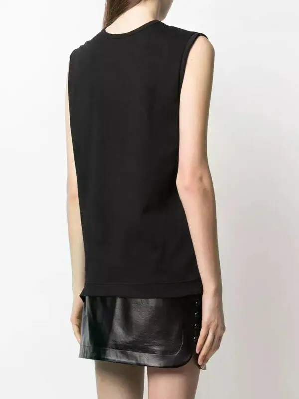 DIESEL® Embroidered Sleeveless T-shirt