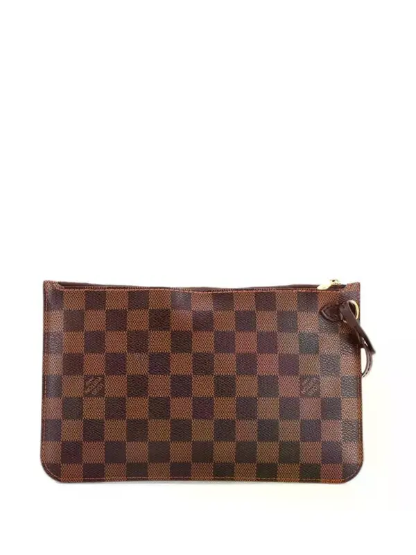 LOUIS VUITTON Neverfull Pochette Damier Large Pouch