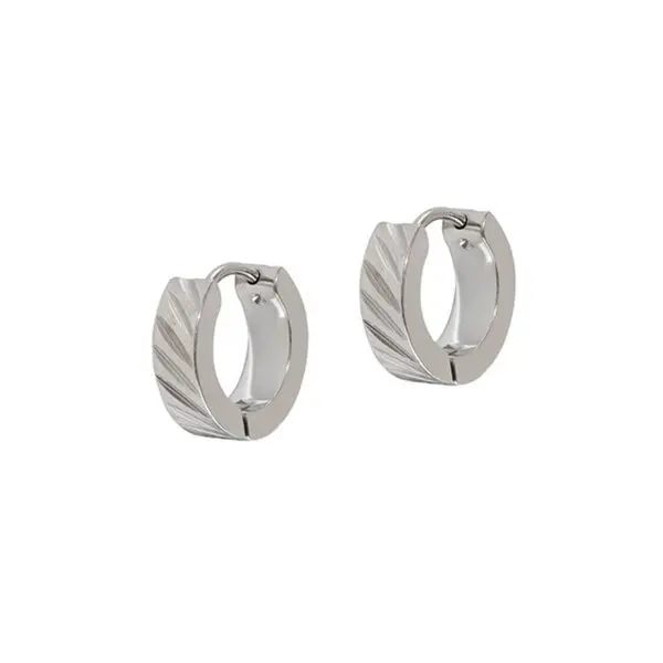 A WEATHERED PENNY Roux Hoops - Silver