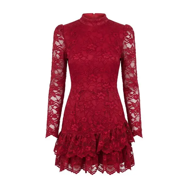Yumi Kim Rumi Lace Dress - Red