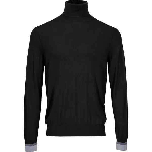 LORDS OF HARLECH Ronald Merino Turtleneck Sweater
