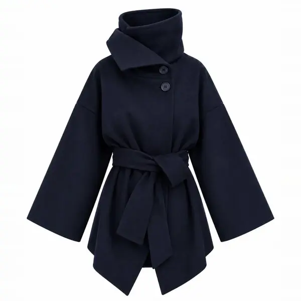 THE ETHOS STUDIO Nocturne Coat Navy