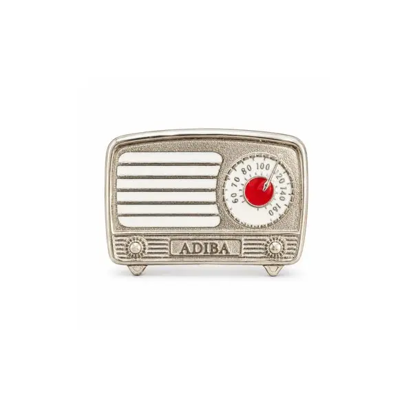 ADIBA Love, On Air Brooch - Silver