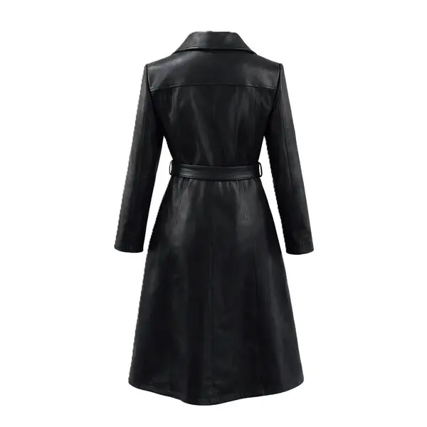 ZASTASTUDIO Rebel Leather Trench Coat