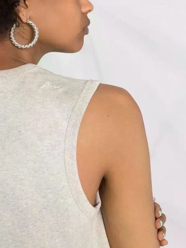DIESEL® Slogan Cropped Tank Top