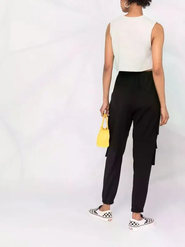 DIESEL® Slogan Cropped Tank Top