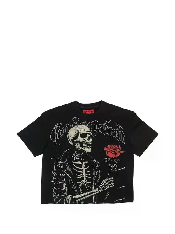 GODSPEED Valentine Skeleton-print T-shirt