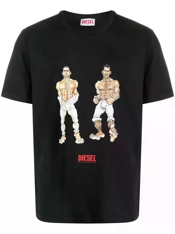 DIESEL® X Tom Of Finland Foundation Pride T-shirt - Black